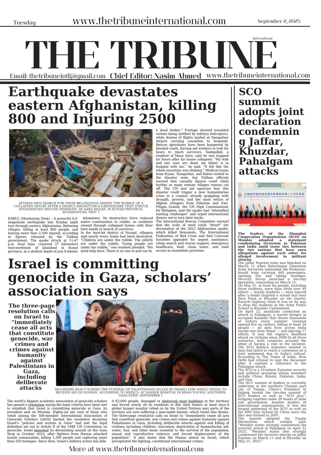 Epaper - The Tribune