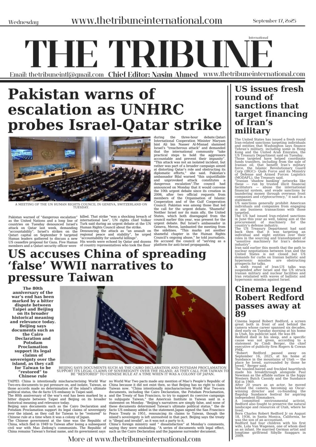 Epaper - The Tribune